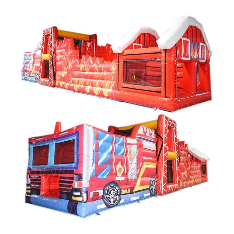 fire truck obstacle course