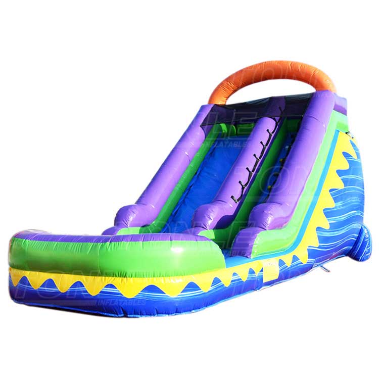 marble inflatable water slide