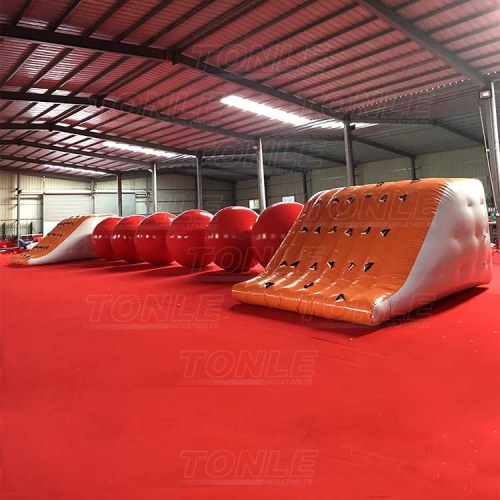 big red inflatable ball obstacle water games factory & manufacturer ...
