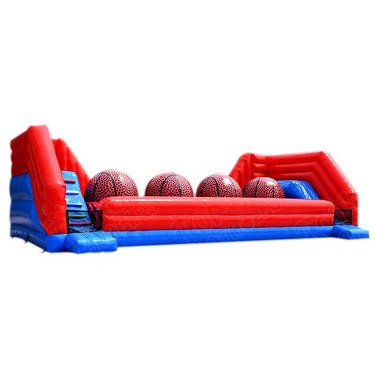4 red balls big baller wipeout big baller inflatable interactive game