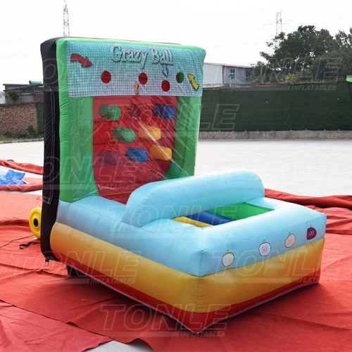 cheap custom inflatable crazy ball carnival games for sale