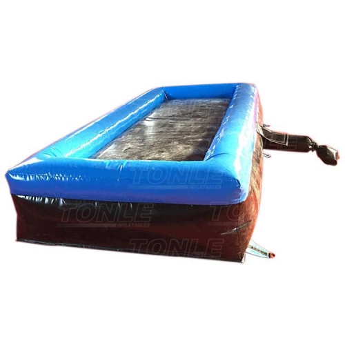 custom cheap inflatable flat closed inflatable guardrail landing pad ...