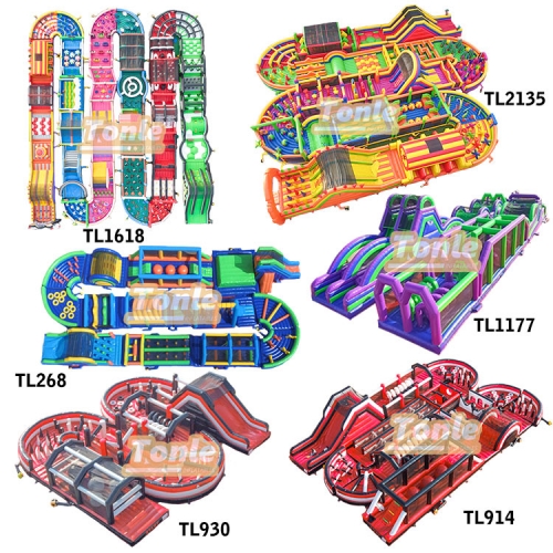 inflatable obstacle course for outdoor boot camp game