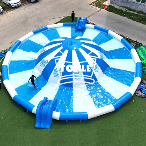 inflatable ground water park jump cloud with Swimming Pool Equipment